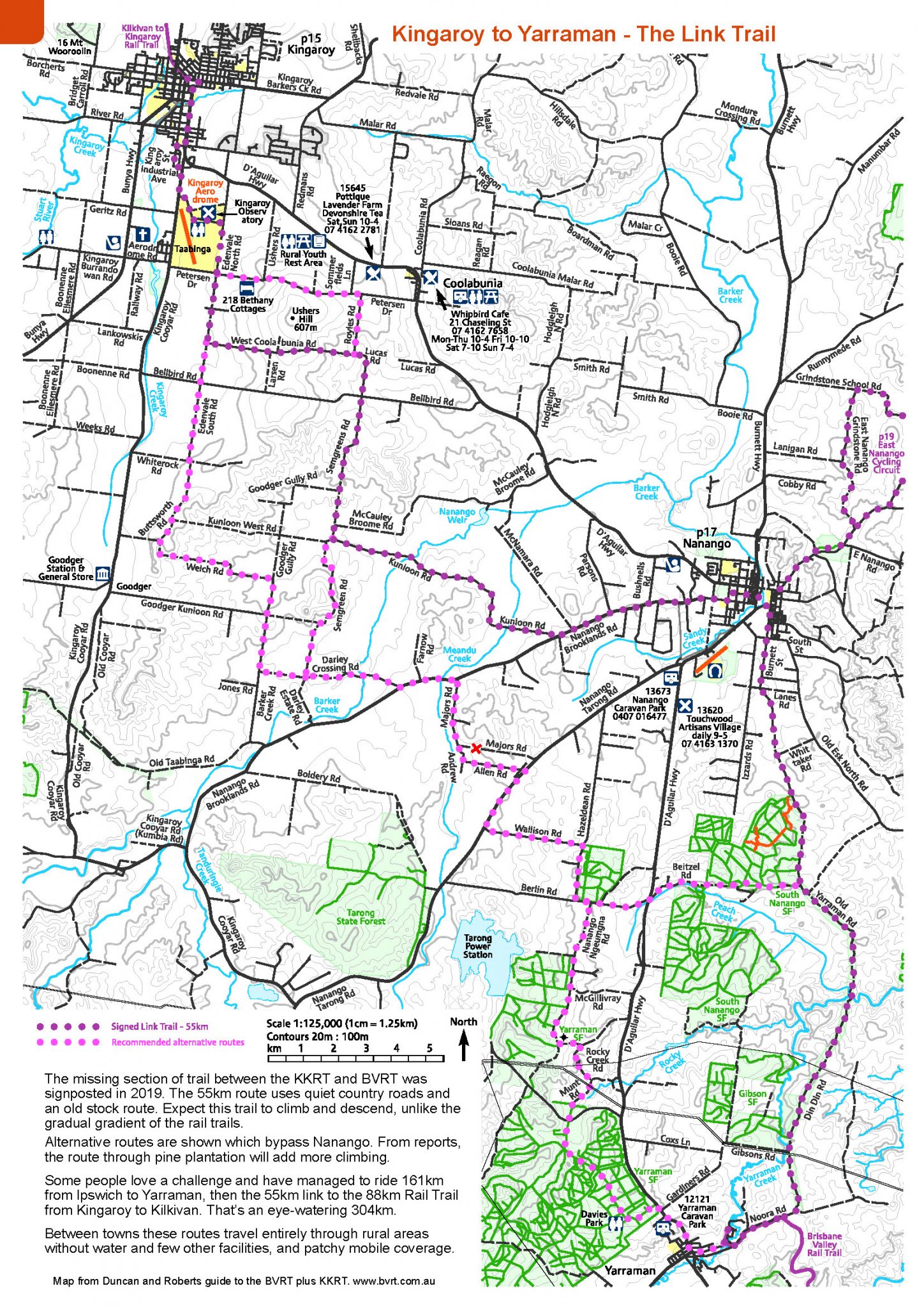 BVRT/KKRT connecting route | Brisbane Valley Rail Trail Experience ...