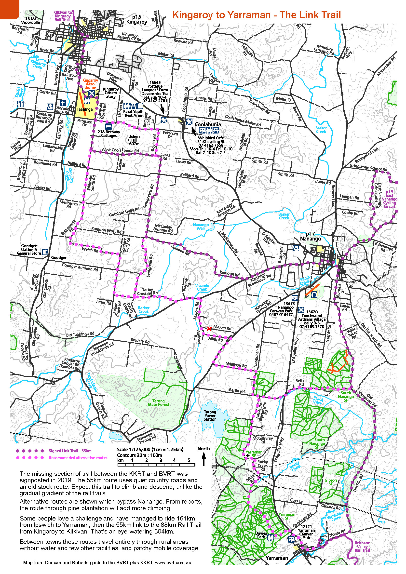BVRT/KKRT connecting route | Brisbane Valley Rail Trail Experience ...